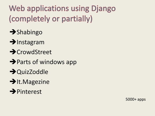 Django | PPT