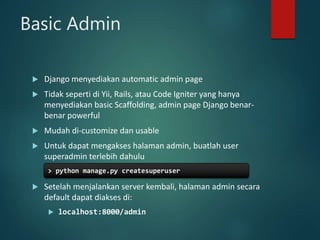 Django Mini Tutorial | PPT