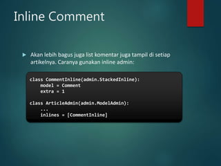 Django Mini Tutorial | PPT