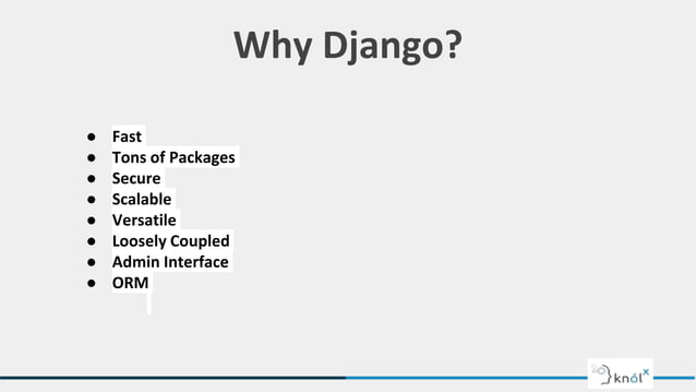 Introduction to Django | PPTX | Programming Languages | Computing