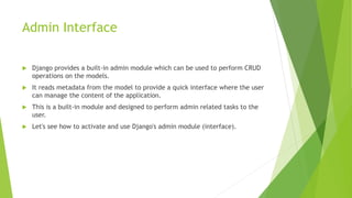 Basic Python Django | PPTX