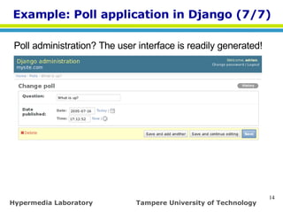 introduction to Django and its application | PPT