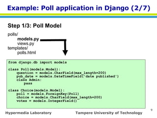 introduction to Django and its application | PPT
