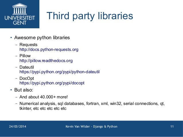 Django And Python Introduction Ugent