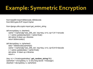 Django cryptography | PPTX