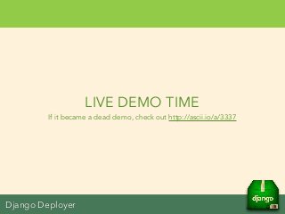Django Deployer | PPT