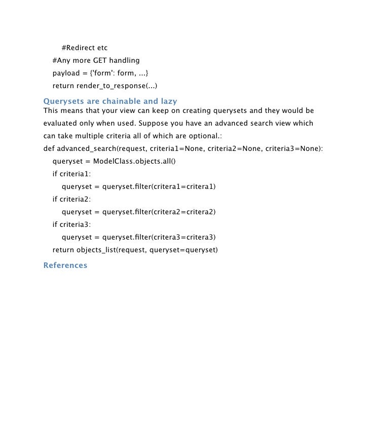 Django design-patterns