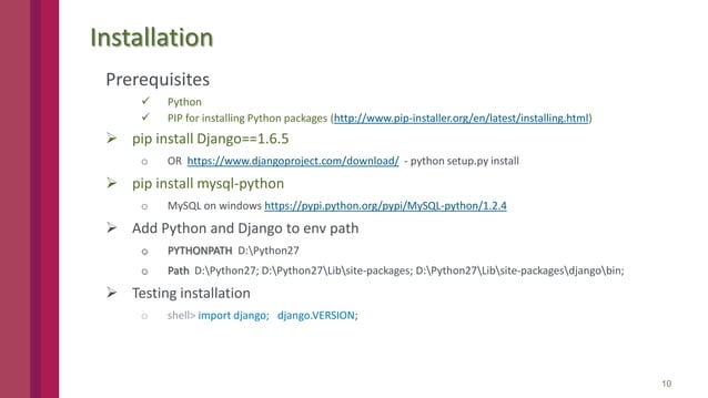 Django Architecture Introduction | PPTX