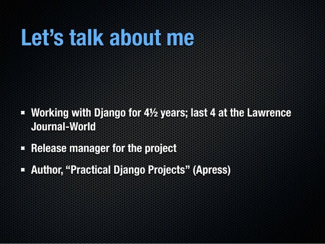 Django In Depth | PPT