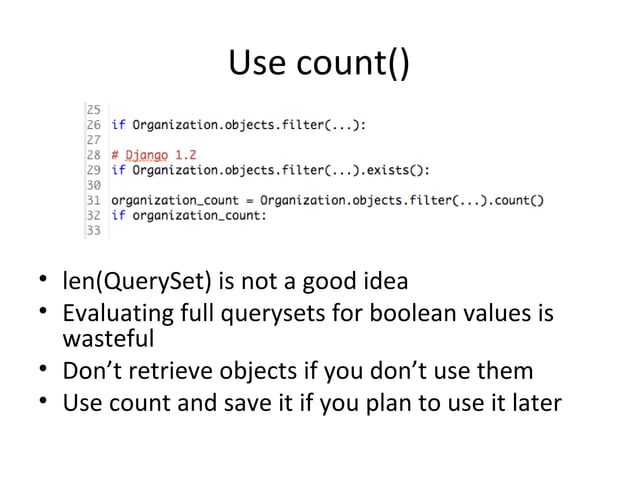 Django orm-tips | PPT
