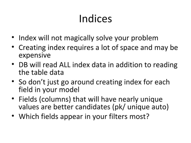 Django orm-tips | PPT