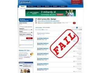 Django Praca - Epic Fail | ODP | Programming Languages | Computing
