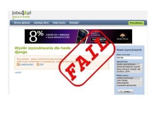 Django Praca - Epic Fail | ODP | Programming Languages | Computing