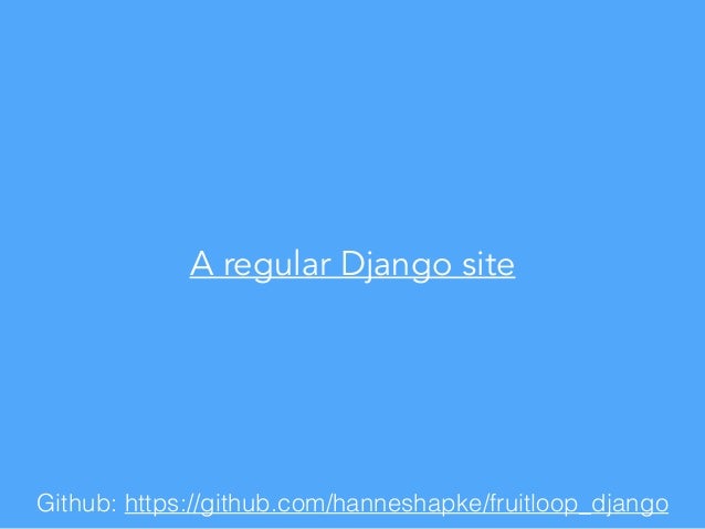 Create responsive websites with Django, REST and AngularJS Create responsive websites with Django, REST and AngularJS