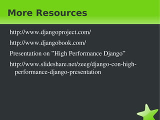 Django tech-talk | PPT