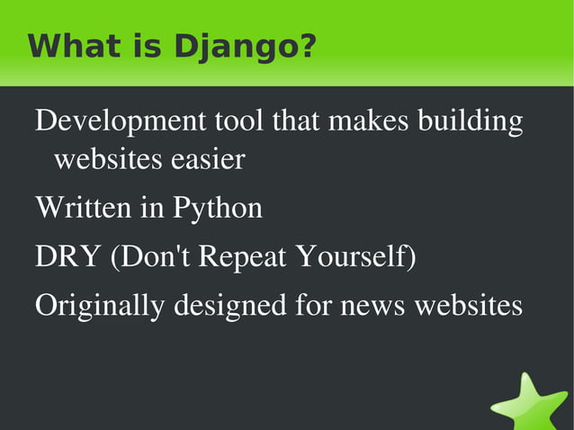 Django tech-talk | PPT