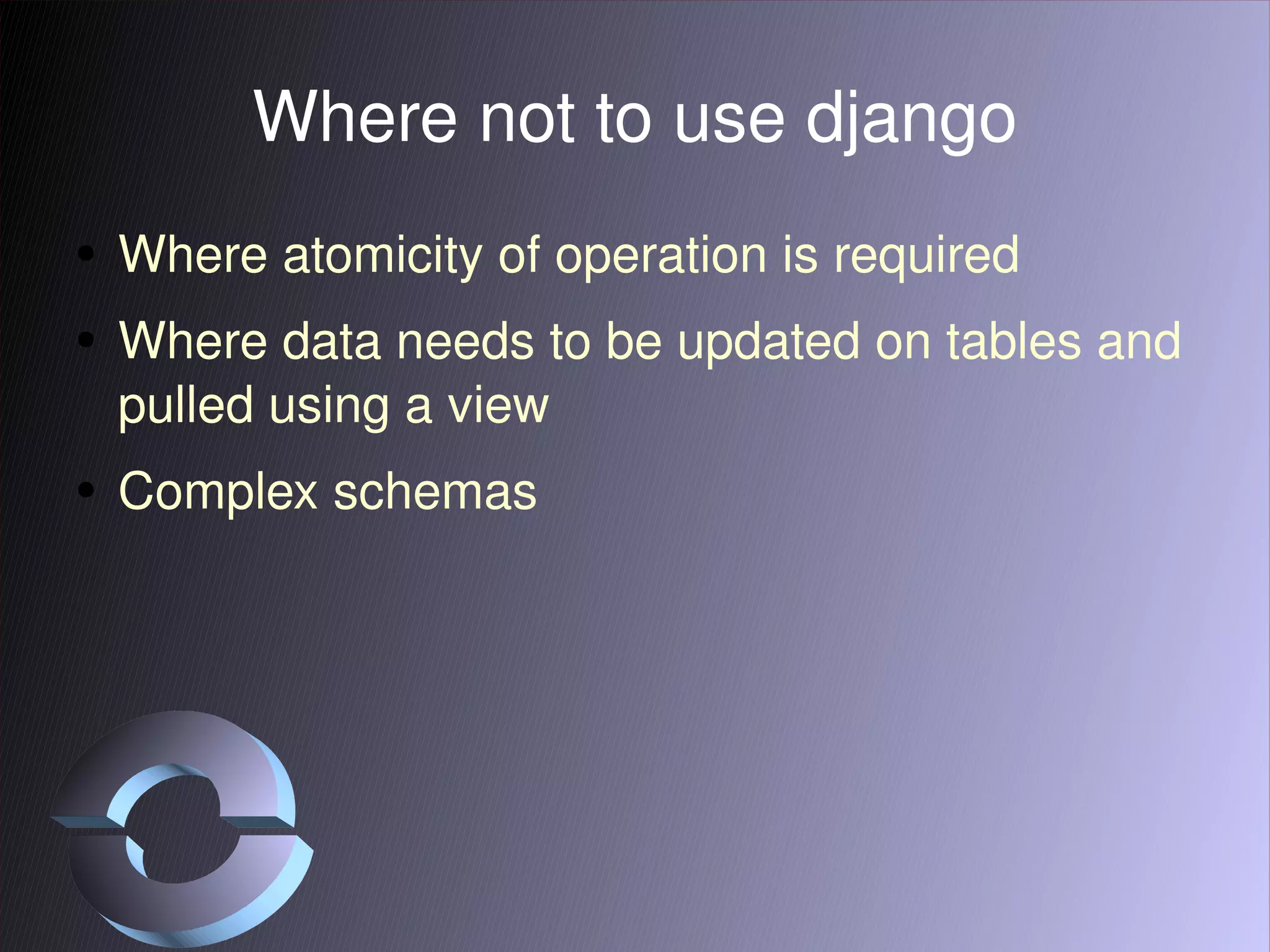 Django Database Optimization Ppt