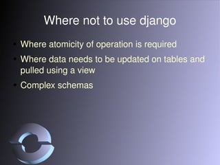 Django Database Optimization | PPT