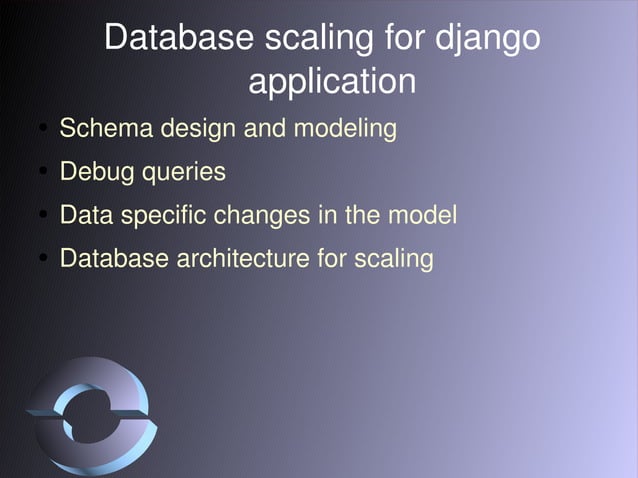 Django Database Optimization | PPT