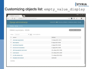 Django Admin (Python meeutp) | PPT