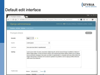 Django Admin (Python meeutp) | PPT