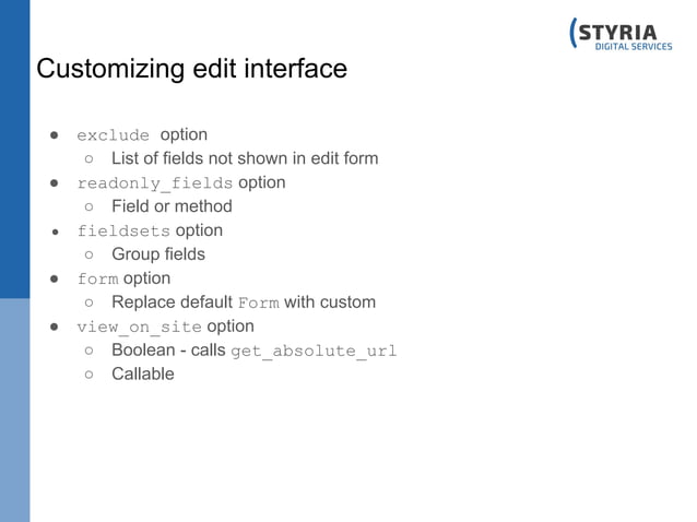 Django Admin (Python meeutp) | PPT | Free Download