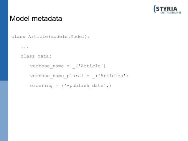 Django Admin (Python meeutp) | PPT | Free Download