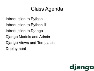 Django agenda | PPT