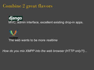 Django And Xmpp Bosh Writing A Real Time Web App | PDF