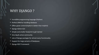 Django apps and ORM Beyond the basics [Meetup hosted by Prodeers.com] | PPT