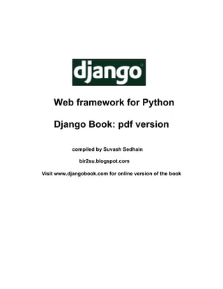 Introduction to Django Course For Newbie - Advance | PDF