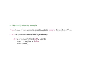 Django class based views | PPT