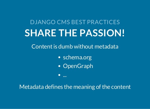 Django cms best practices