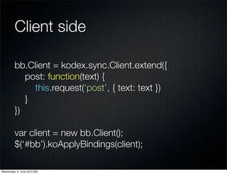 Djangocon Europe 2012 - Sync-Models | PPT