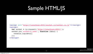 Implementing real time web applications with Django | PPT