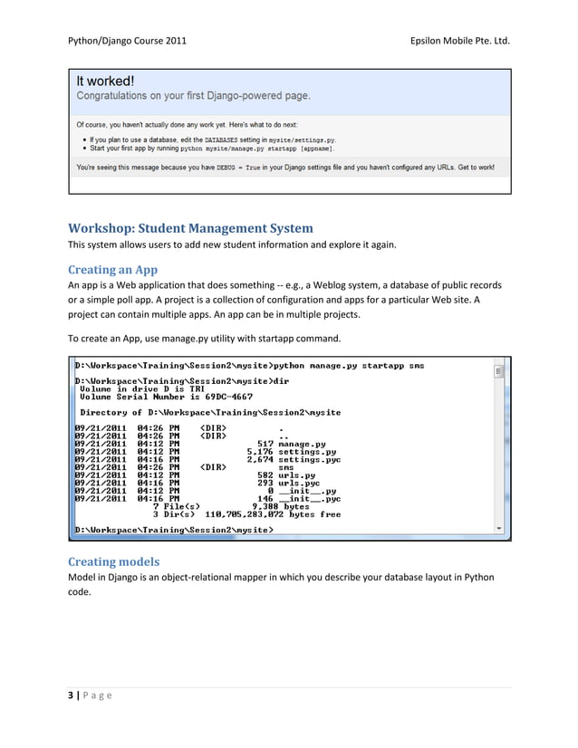Django - basics | PDF