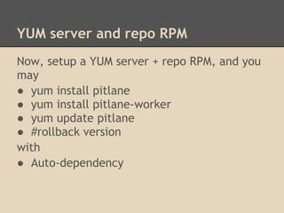 Django deployment and rpm+yum | PPT