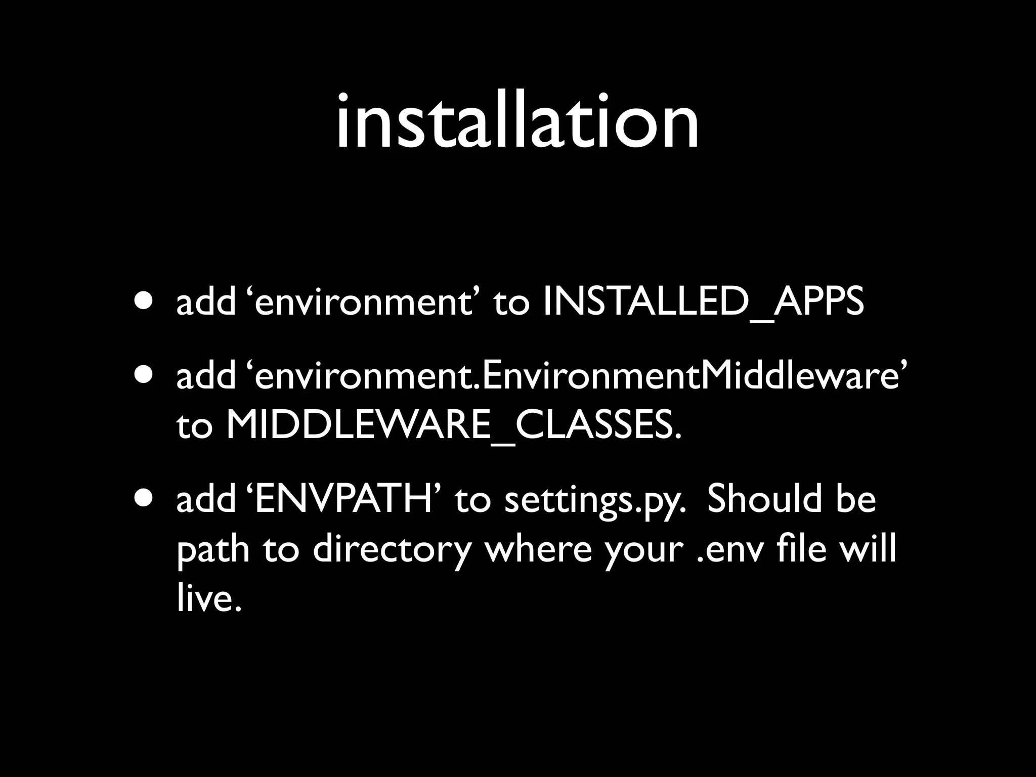 Django Environment | PDF
