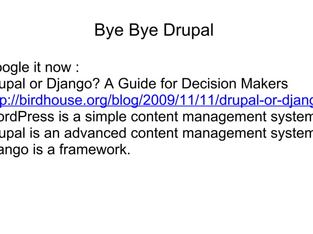 Django firebird project | PPT