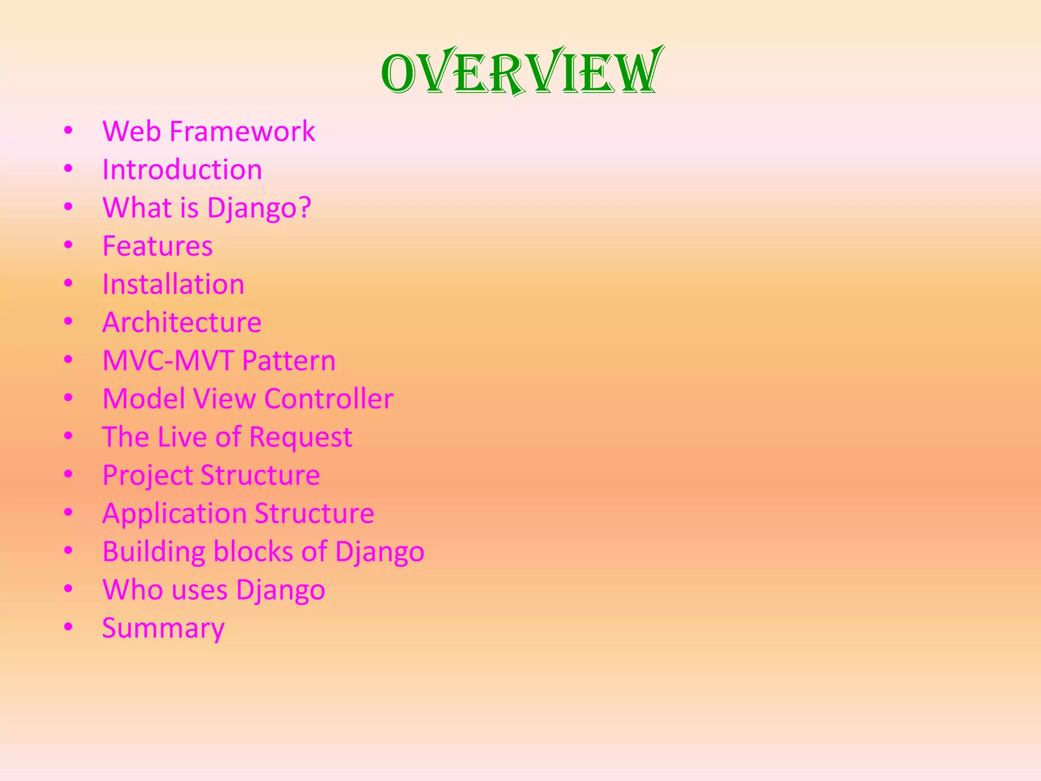 Django for beginners by annai | PPT | Free Download