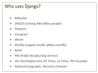 Django for beginners by annai | PPT