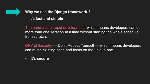 Django framework | PPT