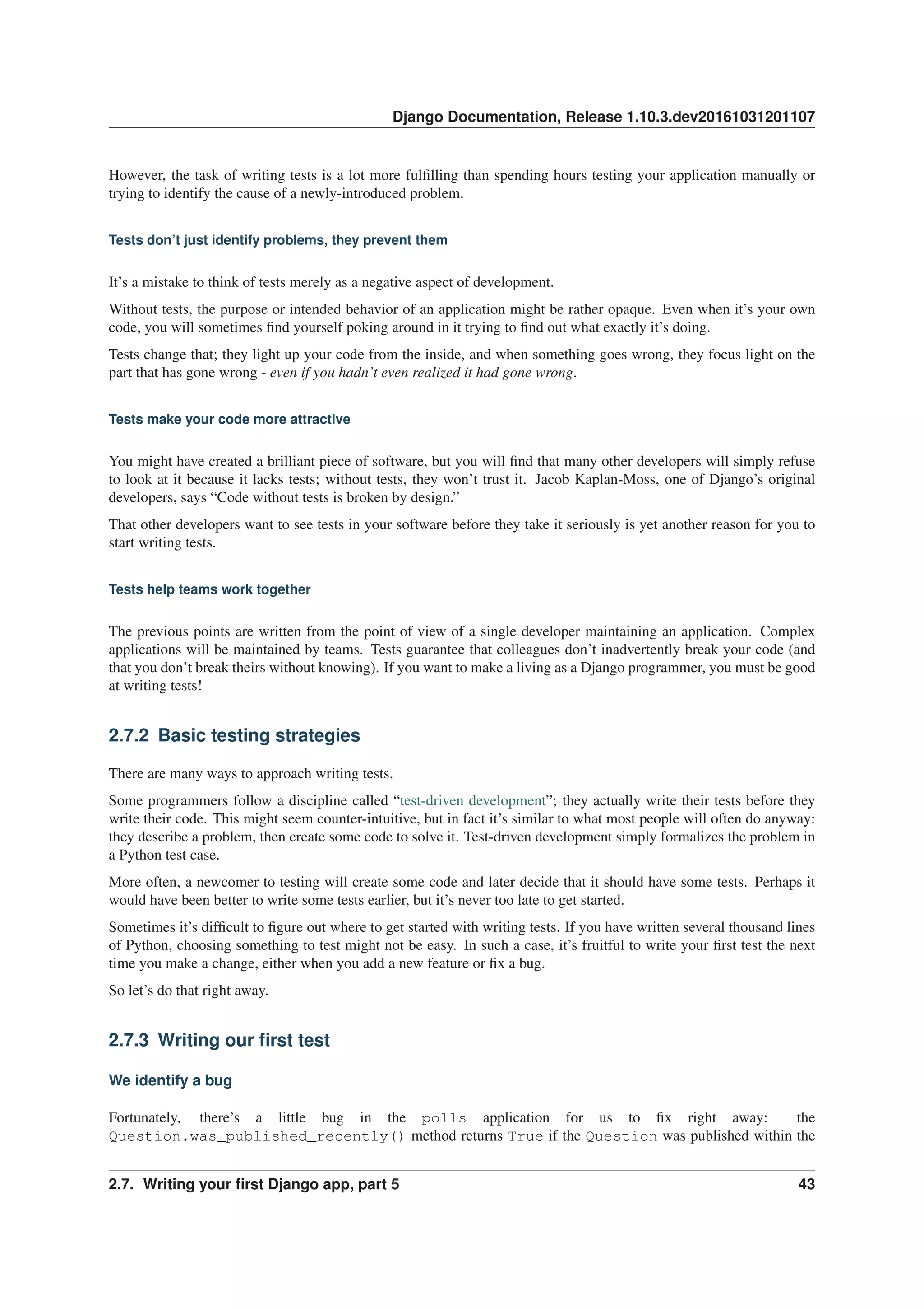 Django 1.10.3 Getting started | PDF
