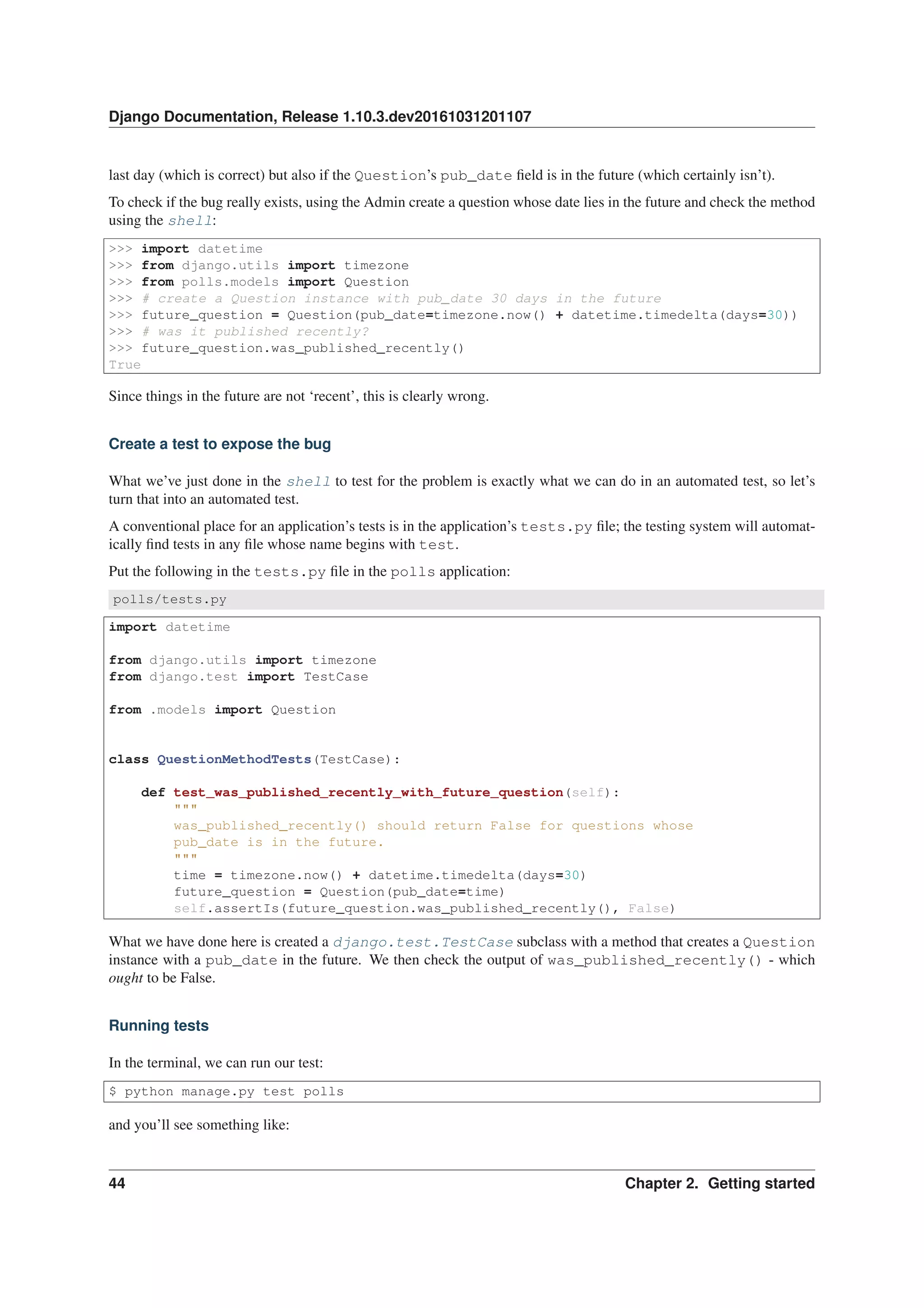 Django 1.10.3 Getting started | PDF