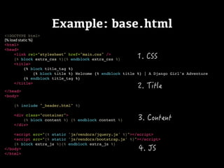 Django Templates | PDF