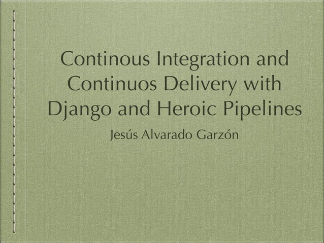 Django Heroku pipelines | PPT