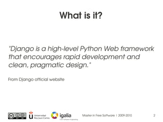 Django introduction | PPT