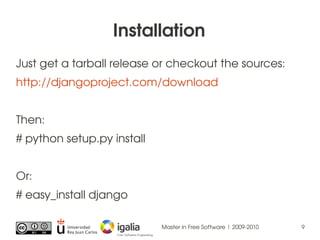 Django introduction | PPT