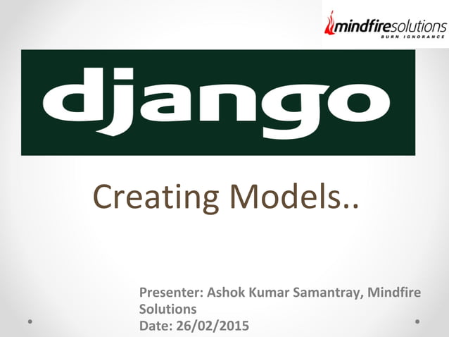 Django Models | PPT
