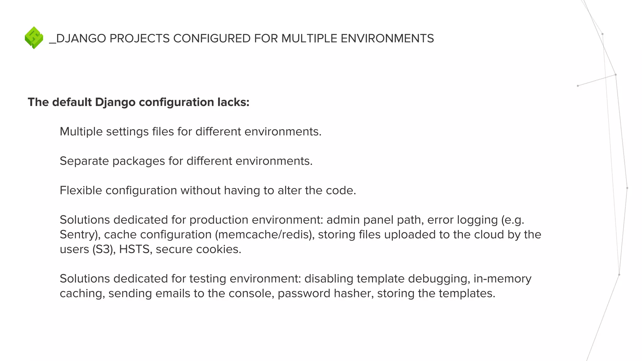 Configuring Django Projects For Multiple Environments Ppt 8547